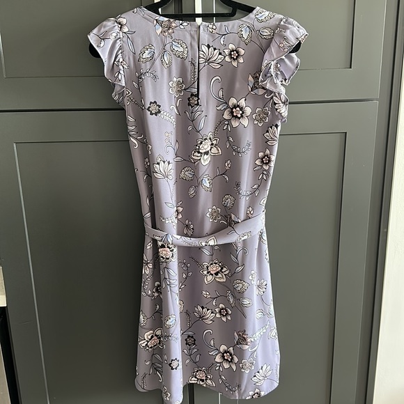LOFT | Dresses | Nwt Loft Floral Ruffle Sleeve Shift Dress | Poshmark